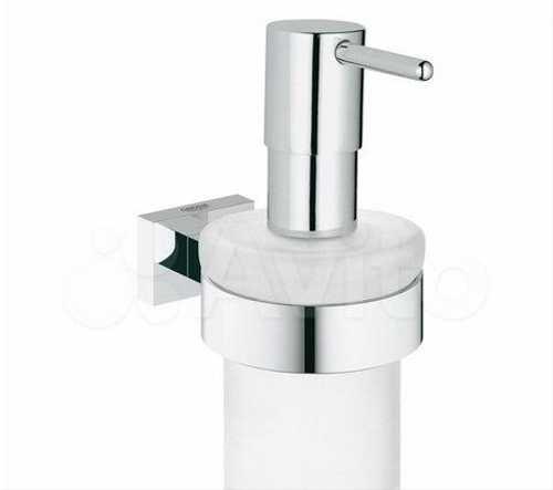 Дозатор для мыла с держателем Grohe Essentials Cube 40756001