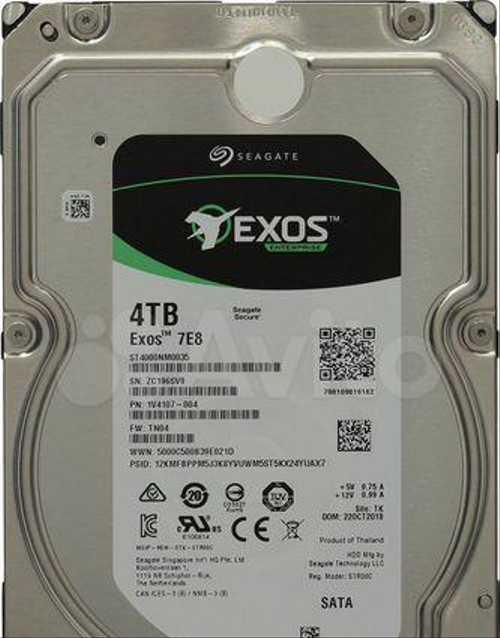 HDD 4 Tb SATA-III Seagate ST4000NM0035 новый