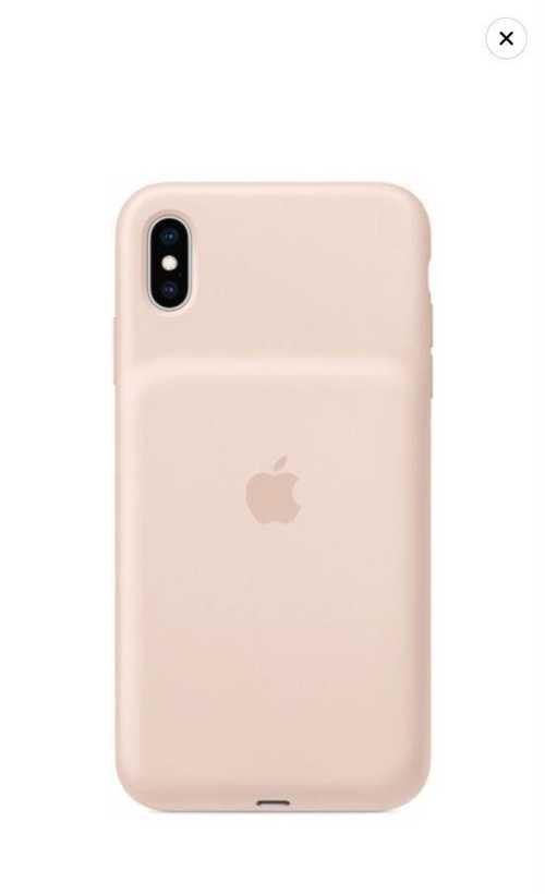 Apple smart battery case iPhone XS Max (pink sand)