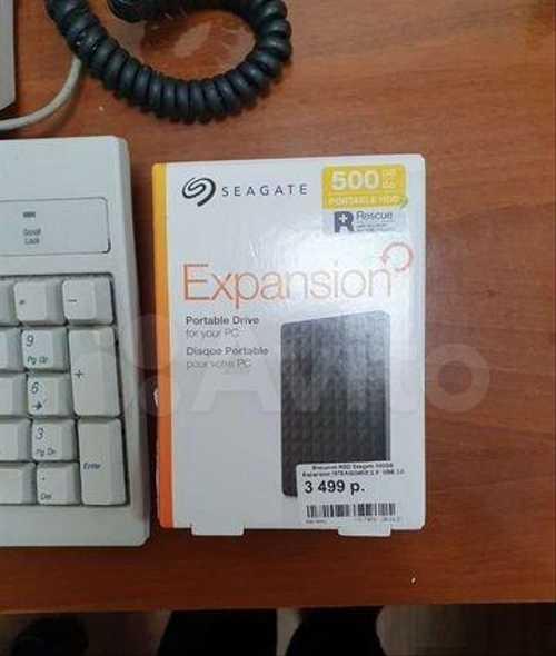 Внешний HDD Seagate 500GB новый