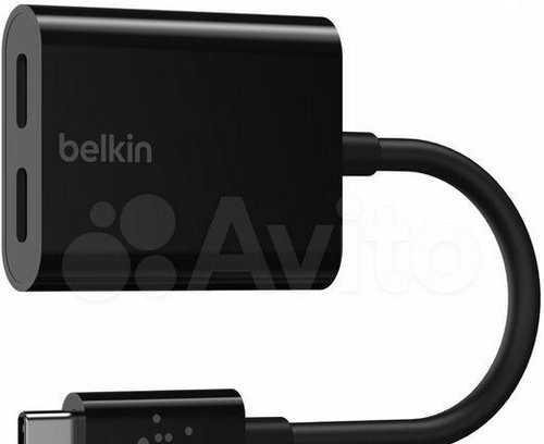 Адаптер Belkin Connect USB Type C/2xUSB Type C (F7U081bt)