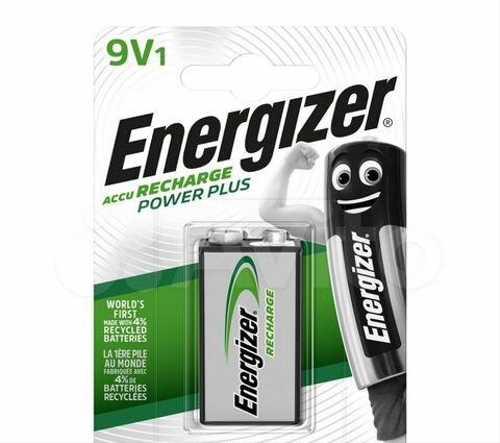 Батарейка аккумуляторная крона Energizer Power Plus 9V 175 мАч, 1 шт