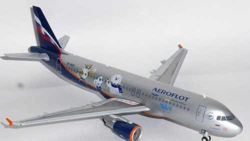 Модель самолета Airbus A 320,Аэрофлот,1\200,Herpa