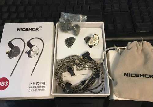 Nicehck DB3 (1BA+2DD) iem / earphones