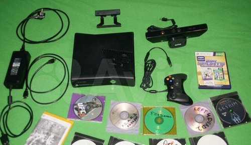 Рабочий Xbox 360 Slim LT3.0+ Kinect и игры