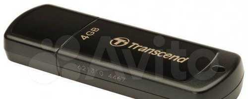 Флэш-диск Transcend 4Gb Jetflash 350, черный