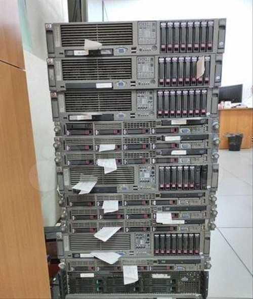 Сервера HP Proliant DL360 G5, DL380 G5