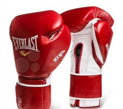 Перчатки Everlast MX Training на липучке 12oz красные
