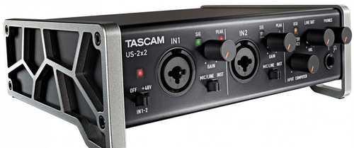 Аудио интерфейс Tascam US-2x2, USB