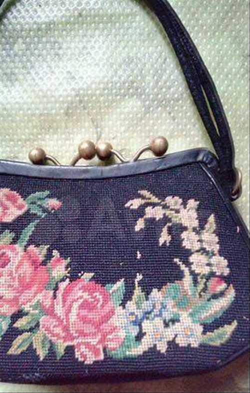 Винтажная дамская сумочка