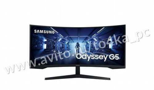 Монитор Samsung Odyssey G5 C34G55twwi 34"