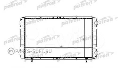 Patron PRS3200 Радиатор системы охлаждения renault trafic 2.1D-2.5D, 89-01