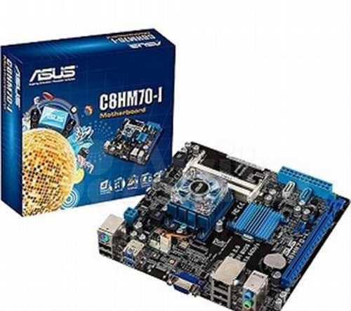 М.пл. Asus C8HM70-I/hdmi (Intel Celeron 847/Intel HM70/2xSO-DDR3/1xPCI-Ex16/2xsata/SB7.1/glan/D-Sub/hdmi/mini-ITX) RET