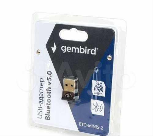 Адаптер Bluetooth Gembird, BTD-mini5-2, ультратонк