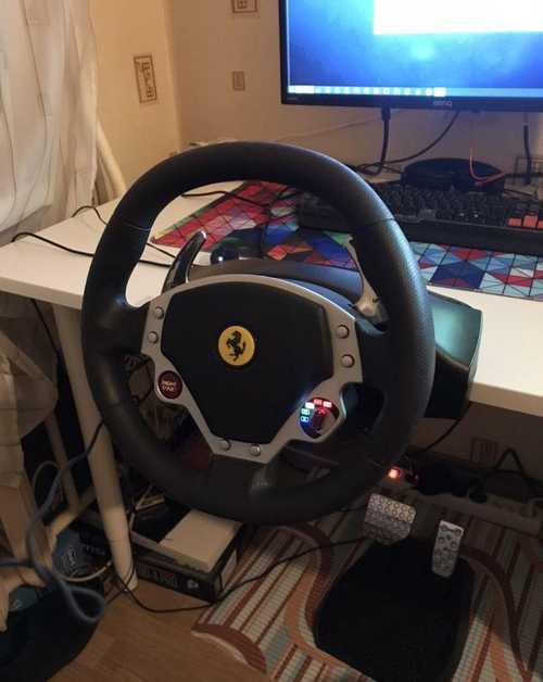 Thrustmaster ferrari f430. Руль Thrustmaster f430.