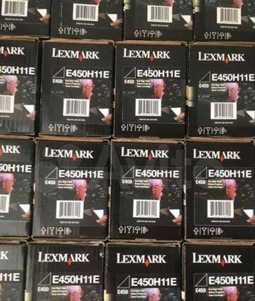 Картридж Lexmark E450H11E черный