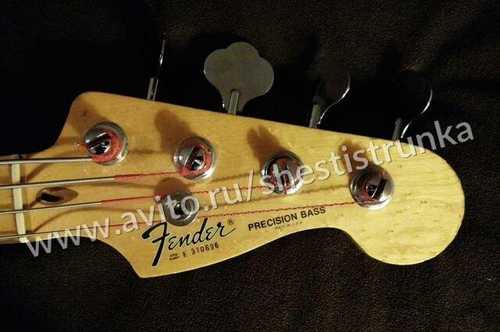 Деколь для Fender Precision Bass. Доставка