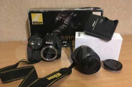 Зеркальная камера Nikon D3100, объектив 18-55, чер