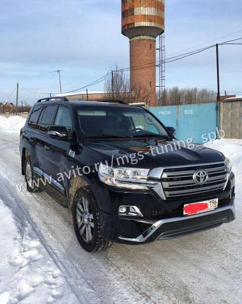 Комплект рестайлинга в 2016+ Toyota Land Cruiser
