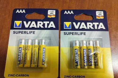 Батарейки Varta AAA Новые