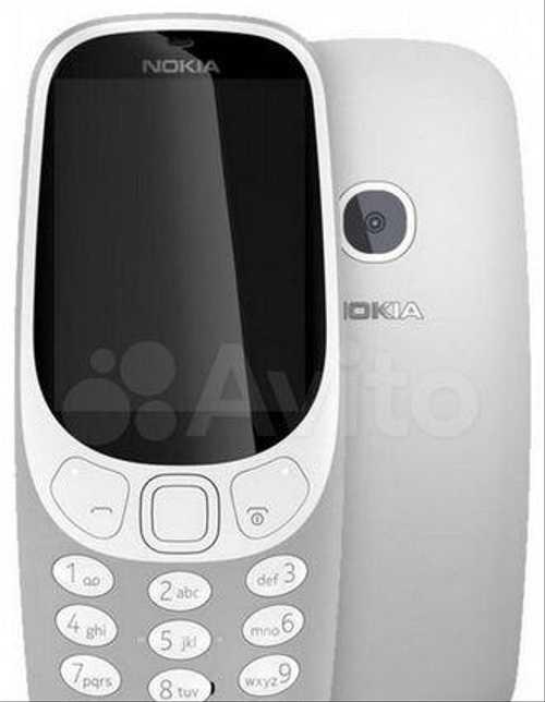 Мобильный телефон Nokia 3310 DS (2017) серый