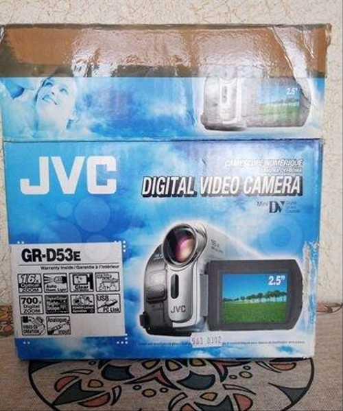 Видеокамера mini DV JVC GR-D53e цифровая
