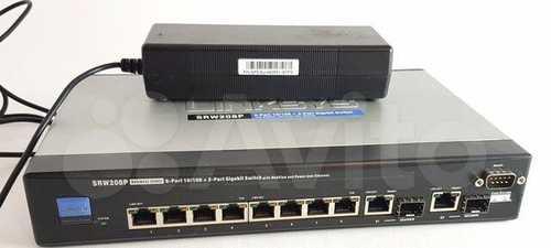 Управляемый коммутатор PoE Cisco SRW208P