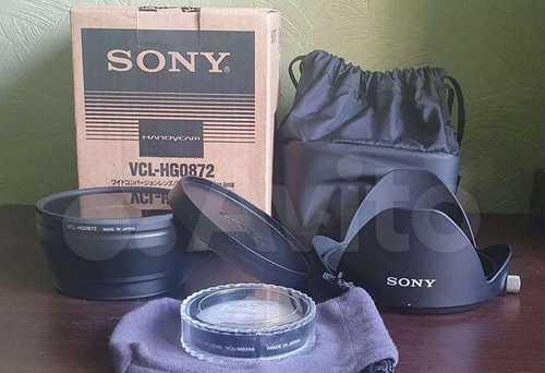 Конвертер Sony X0.8 VCL-HG0872 и VCL-M3358 58mm