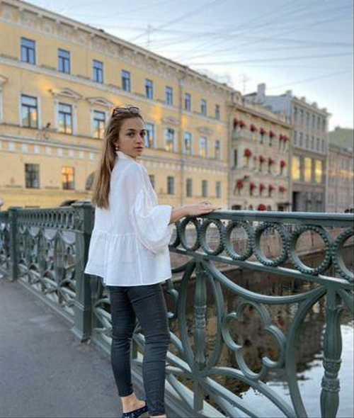 Рубашка Zara / Зара блузка / фуфайка/ кофта