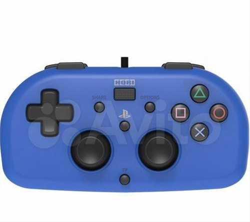 Контроллер hori проводной horipad Mini для PS4 (синий) PS4-100E