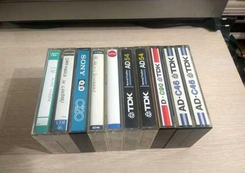 Набор японских аудиокассет из 10-ти штук