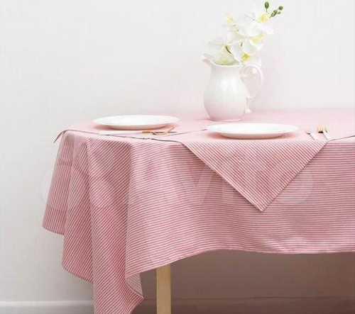 Скатерть + 4 салфетки Celia Цвет: Розовый (145х200 см)