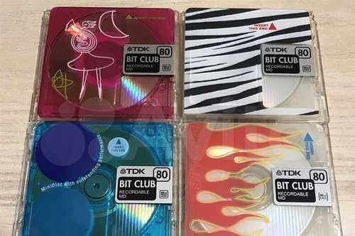 MD минидиски minidisc TDK Bit Club