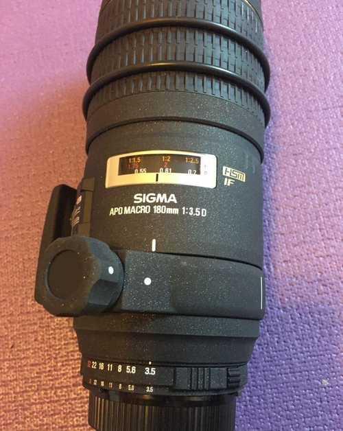 Sigma APO Macro 180mm 1:3.5D HSM IF EX для Nikon