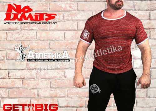 Футболка для бодибилдинга «No Limits» 3301 р S-3XL