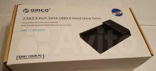Крэдл/внешний контейнер HDD/SSD Orico 6518US3