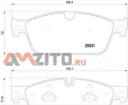 Brembo P50112 колодки тормозные, передние