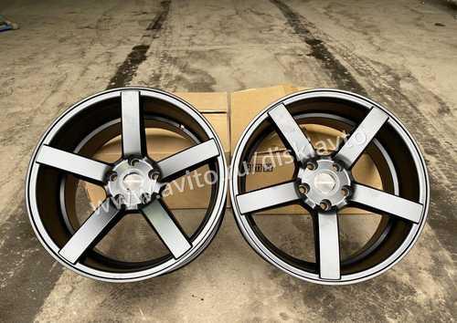 Диски Vossen CV3 R18 5x112 чёрные мат на Audi ET41