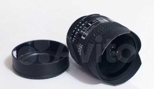 Объектив Nikon AF Fisheye nikkor 16mm 1:2.8D