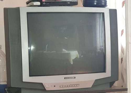 Телевизор Erisson 2520 с пультом и DVD плеером
