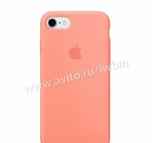 Чехол силиконовый для iPhone 8/7 розовый фламинго