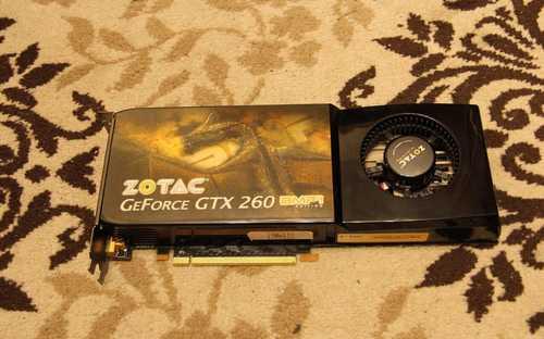 Видеокарта Zotac Geforce gtx 260 amp2edition