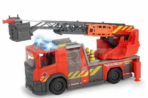 Пожарная машина Dickie Toys Scania, 35 см, свет, звук (3716017)