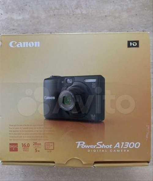 Фотоаппарат Canon PowerShot A1300 с кар