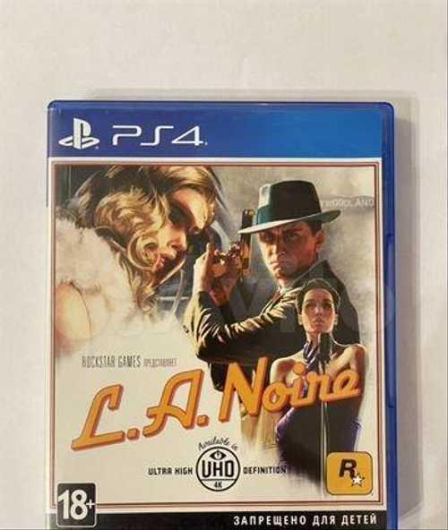 Игра для приставки sony PS4 L.A. Noire