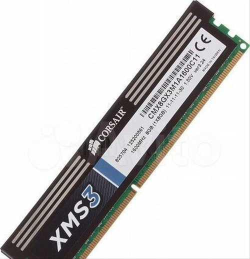 DDR3 Corsair XMS3 8Гб 1600 MHz