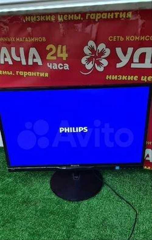 AH-IPS Монитор philips 224E5QSB + кабеля