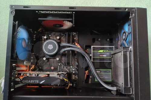 Компьютер 1660ti, ryzen 3600,NVMe,16Гб-3800