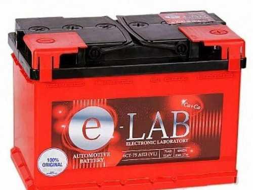 Аккумулятор E-LAB 75 ампер | Festima.Ru - Мониторинг объявлений