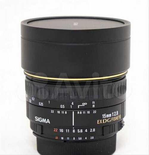 Объектив Sigma (Nikon) AF 15mm F2.8 EX diagonal